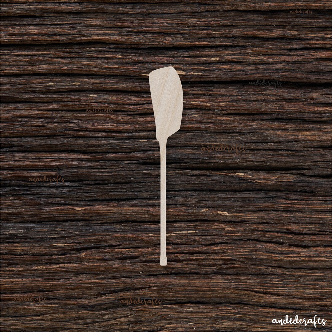 Wooden Modern Oar Shape for Crafts and Decoration - Laser Cut - Oar ...