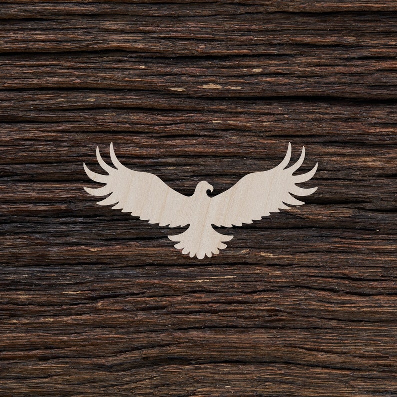 Wooden Eagle for Crafts and Decorations Eagle Pendant | Etsy