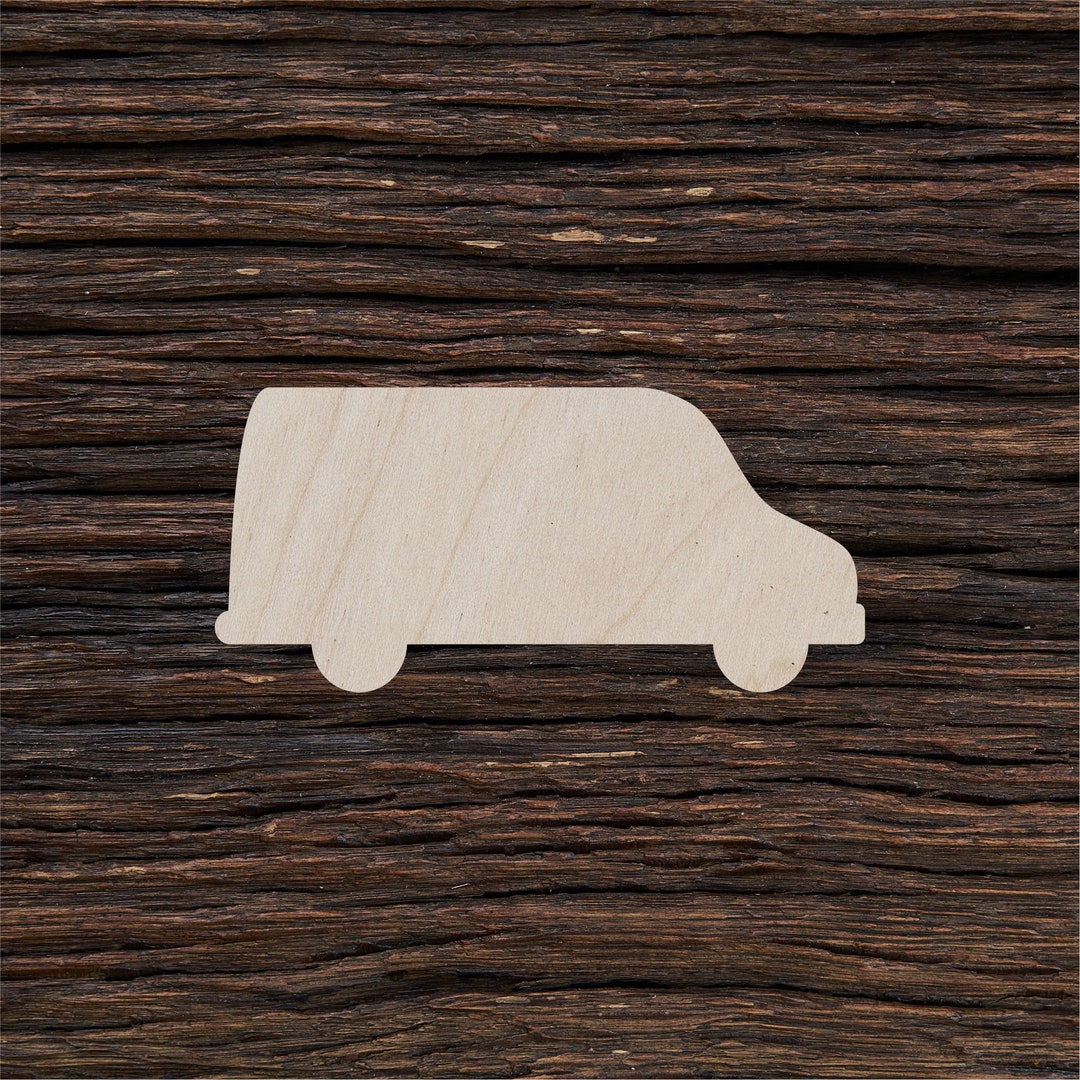 Wooden Delivery Van for Crafts and Decorations - Delivery Van Pin ...