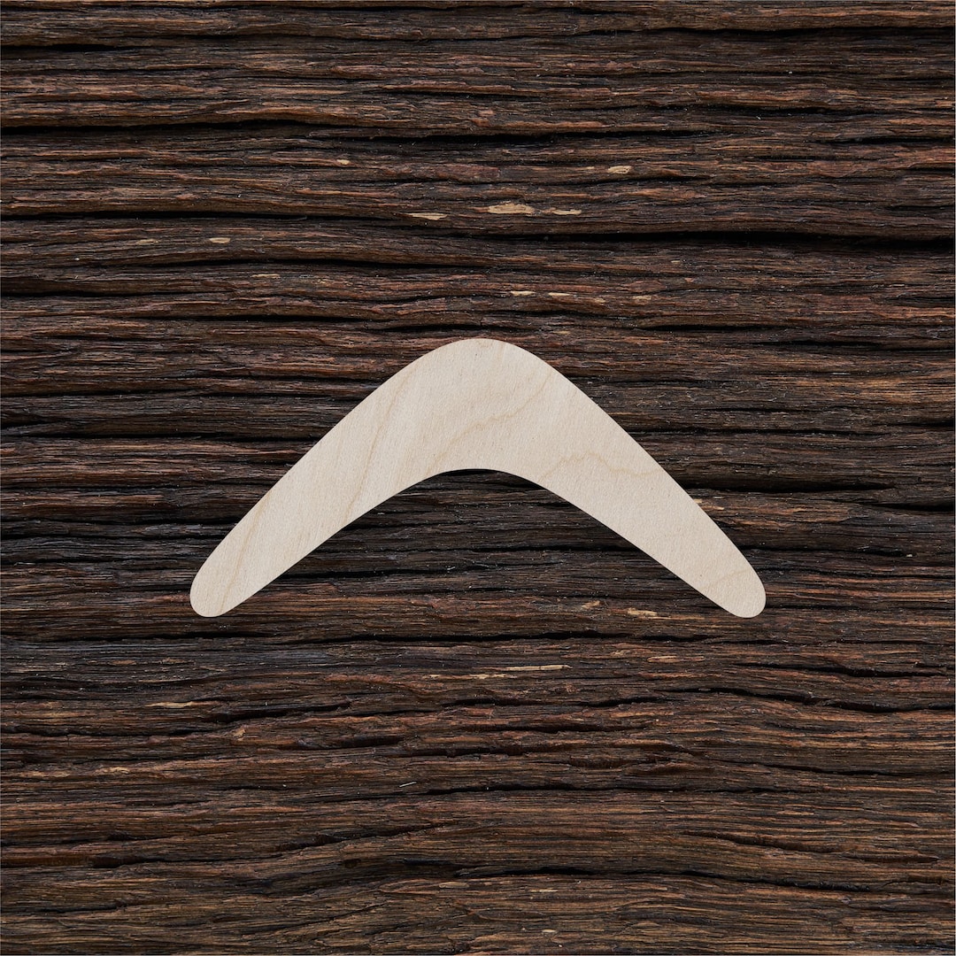 Wooden Boomerang for Crafts and Decorations - Boomerang Brooch ...