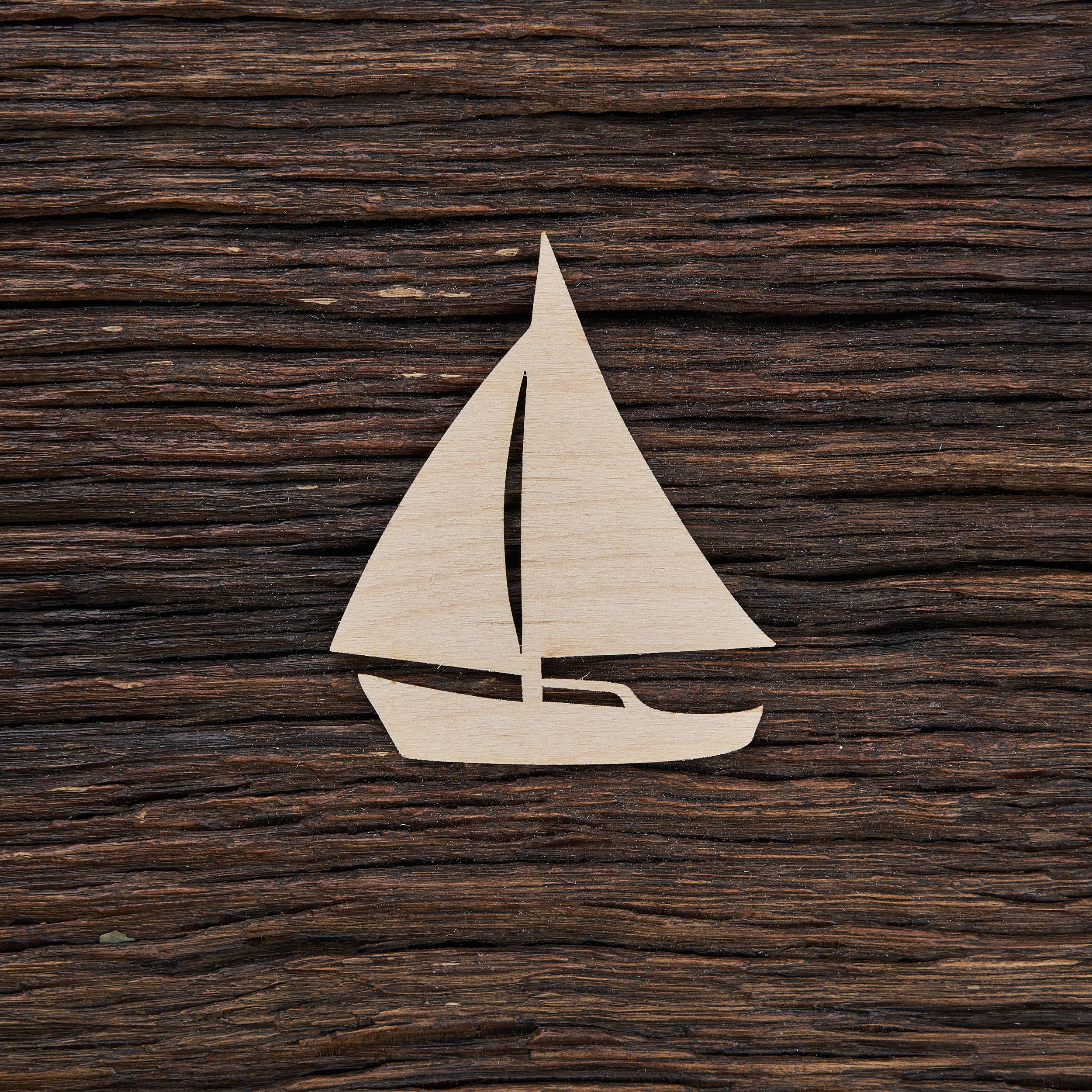Wooden Sailboat Shape for Crafts and Decoration - Laser Cut - Sailboat ...