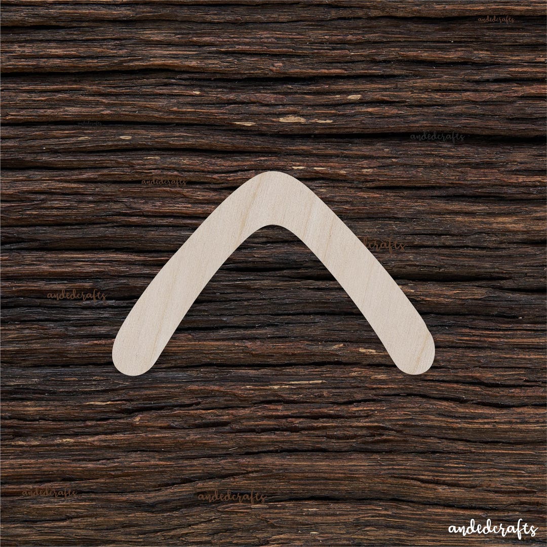 Wooden Boomerang for Crafts and Decorations - Wooden Blanks - Craft ...