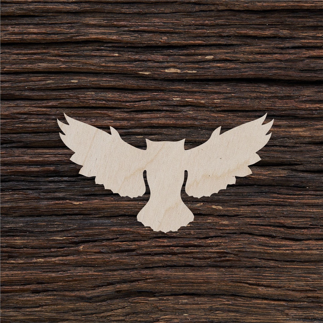 Wooden Flying Owl Shape for Crafts and Decoration - Laser Cut - Owls ...