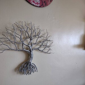 Fantasy Celtic Silver Twisted Aluminium Tree of Life. Wallart ...