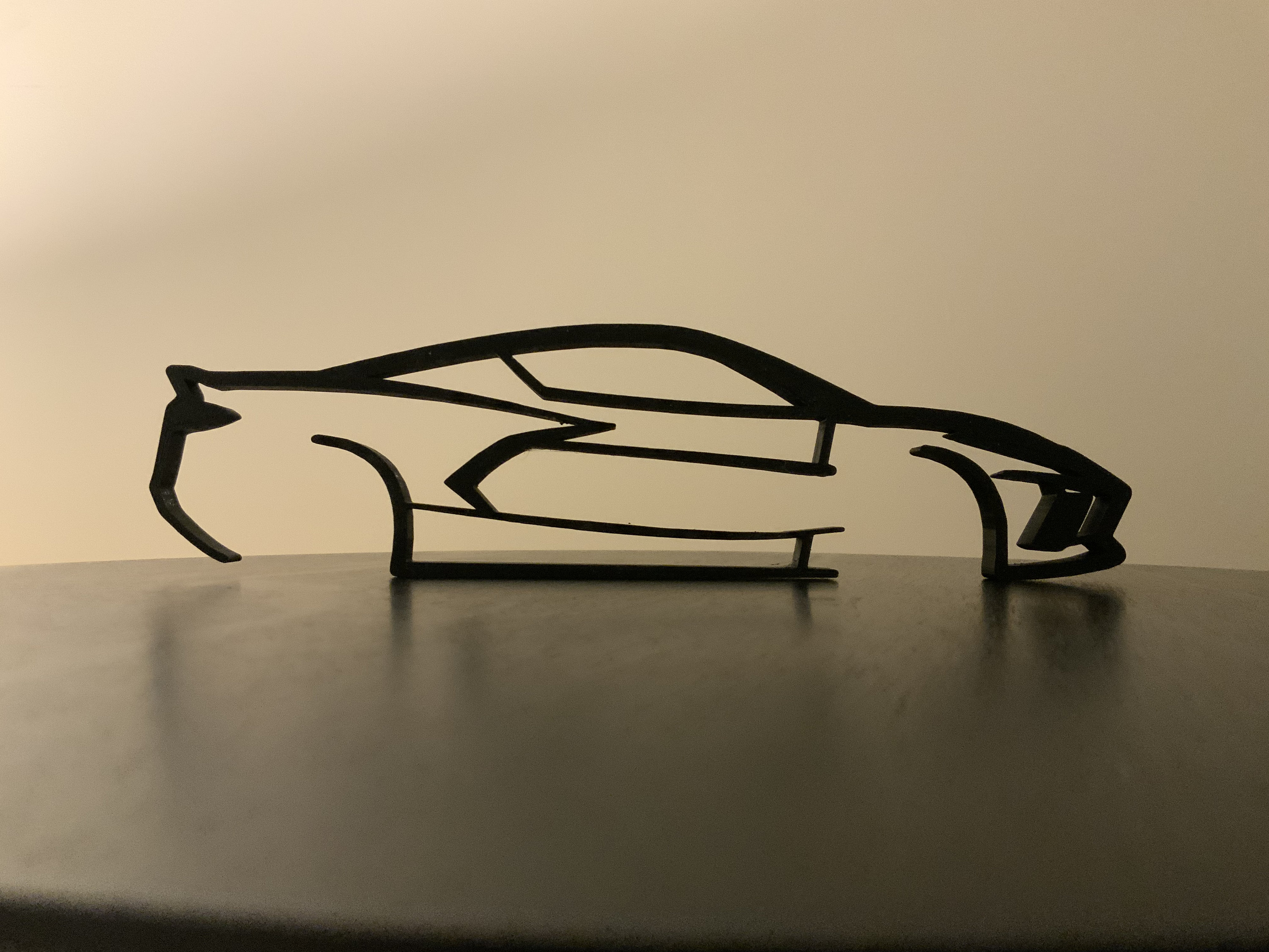 C8 Corvette Inspired 3D Print Desk Model Corvette Cake Topper - Etsy