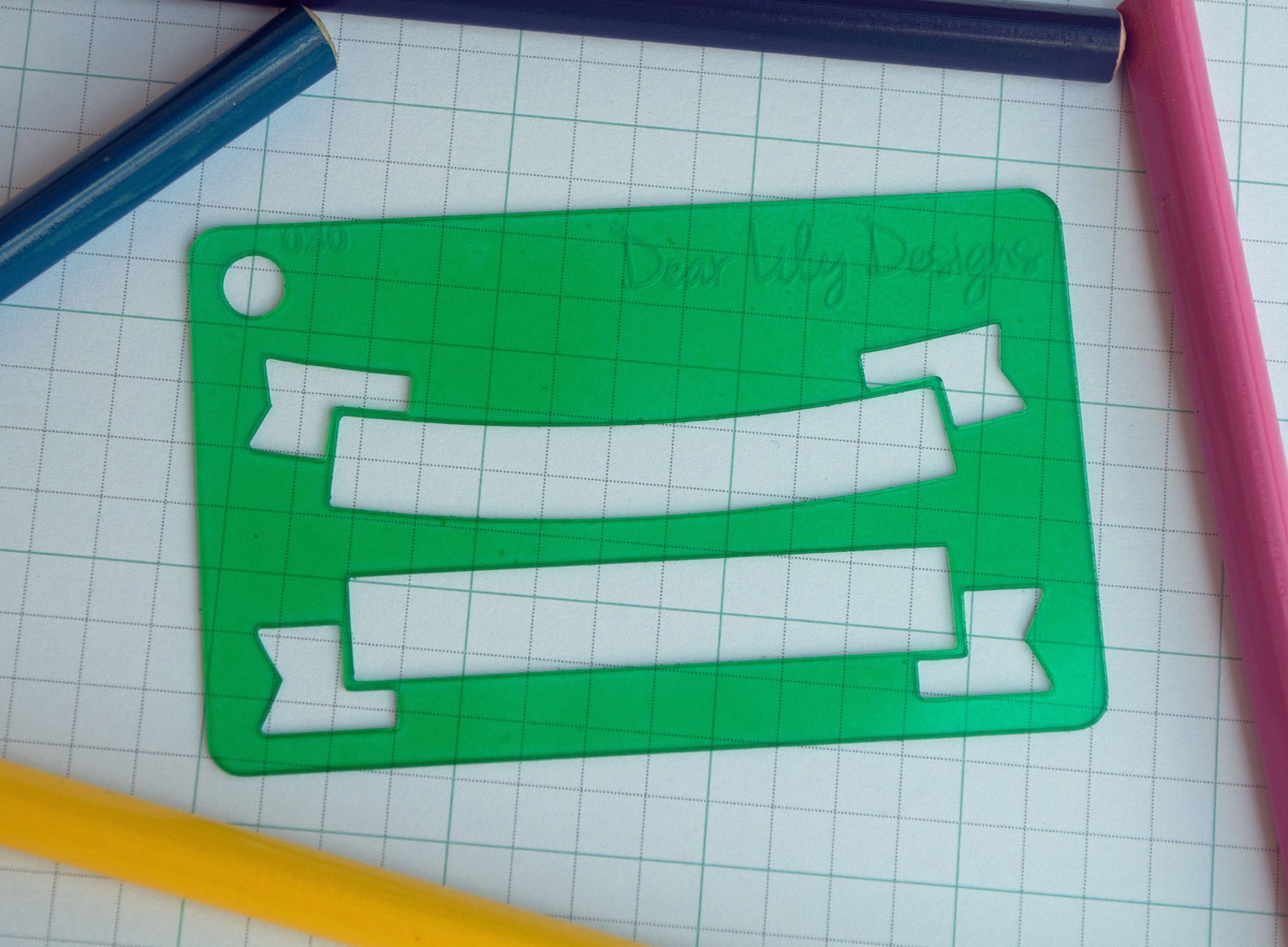 Banners 2 Stencil Planner Stencil Bullet Journal Stencil - Etsy