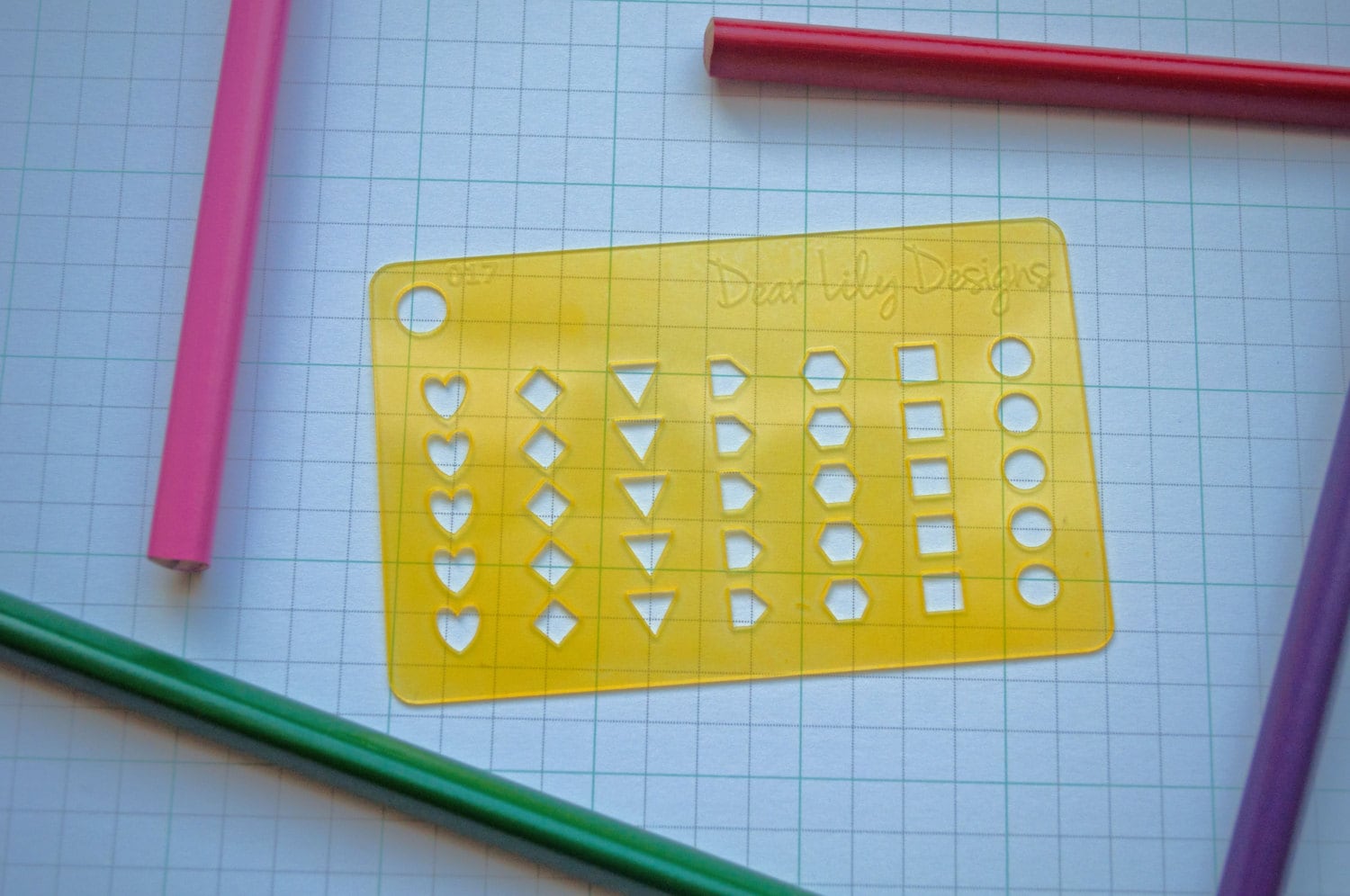 List It Planner Stencil Bullet Journal Stencil 017 credit - Etsy