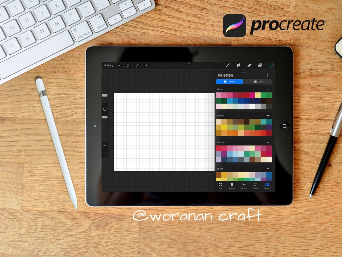 Bright and Cheerful Color Palette Swatches File 30 Color Procreate ...
