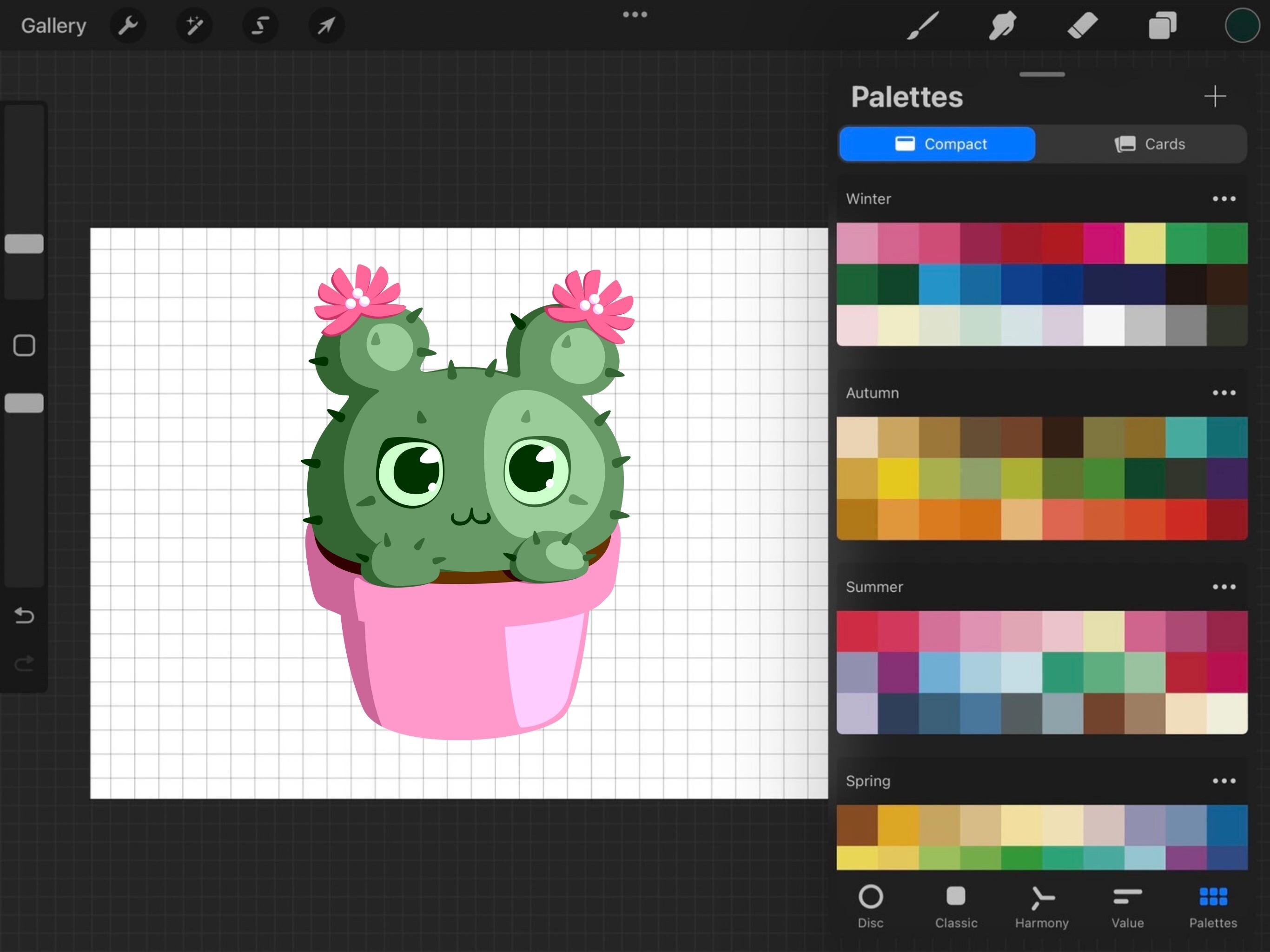 Cactus Procreate Palette / Procreate Color Palette / Procreate Palette ...
