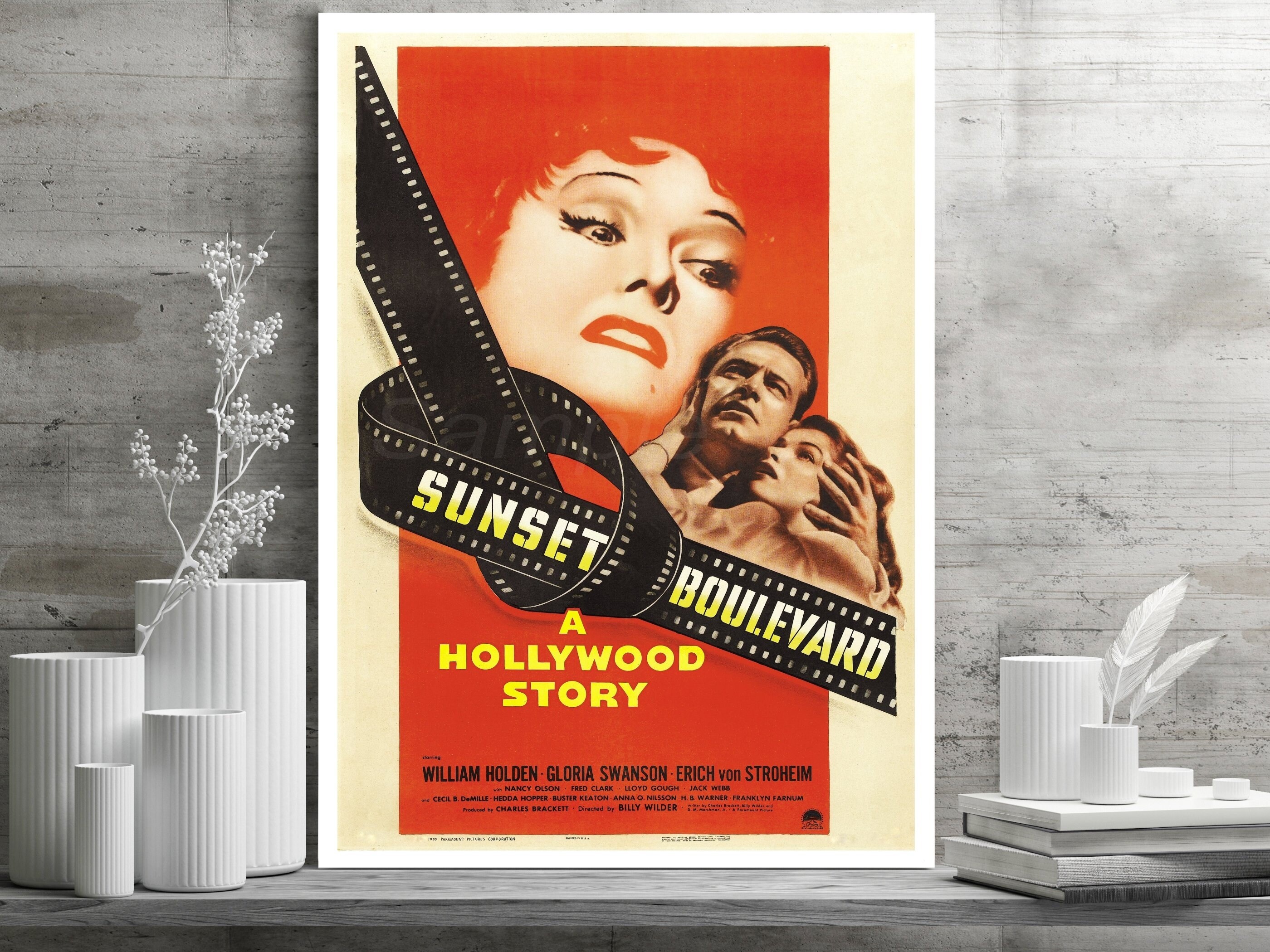 Sunset Blvd Movie Poster Print 27 X 40 sunset-blvd-movie-poster-print-27-x-40