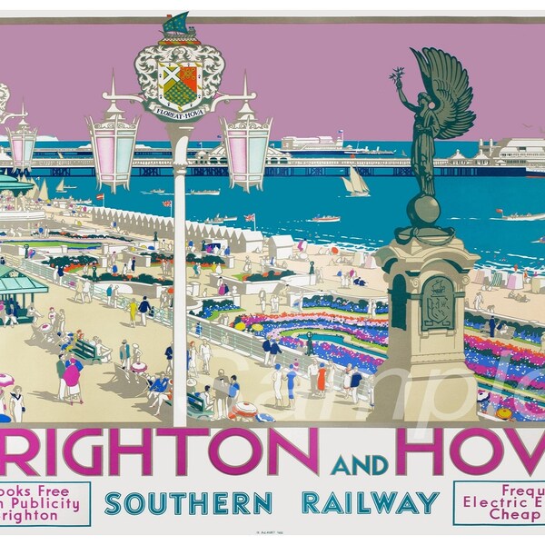 Brighton Poster - Etsy UK