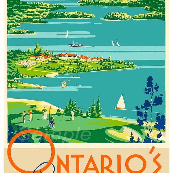 Canada Travel Poster - Etsy Canada