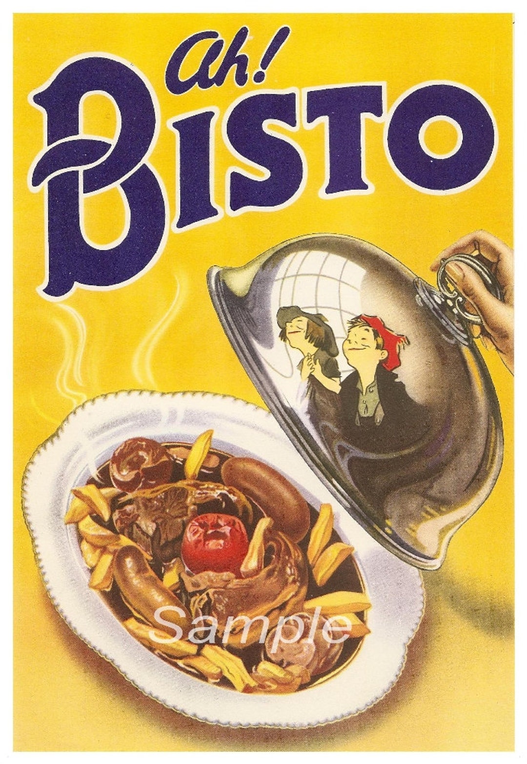 Vintage Bisto Advertising Poster Print - Etsy