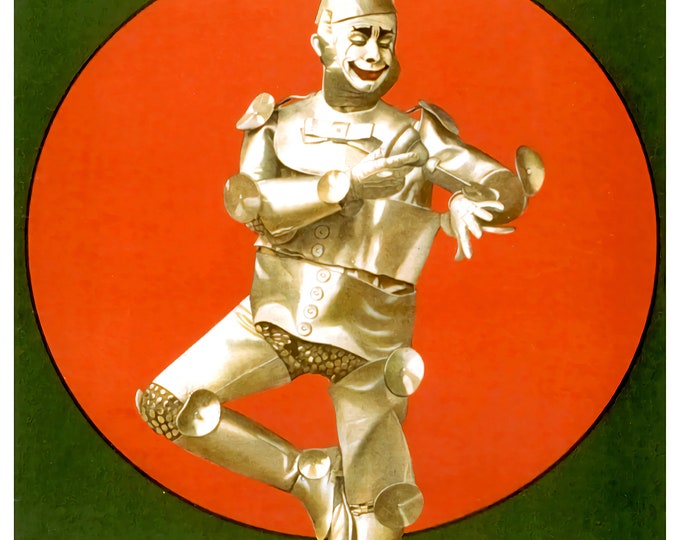 Vintage the Wizard of Oz Tin Man Poster Print - Etsy