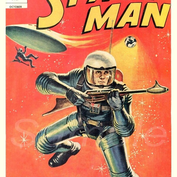 Space Man - Etsy UK