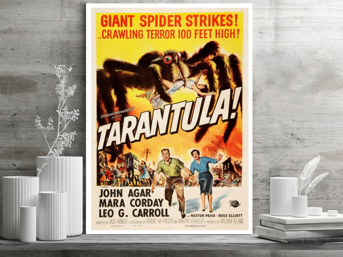 Vintage Tarantula Spider Movie Poster Print - Etsy UK
