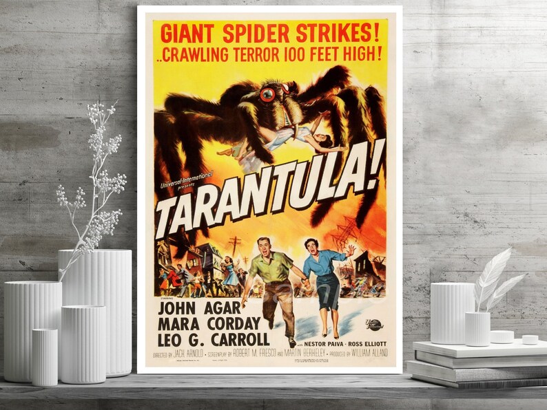 Vintage Tarantula Spider Movie Poster Print - Etsy UK