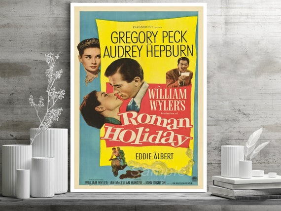 Audrey Hepburn Roman Holiday Poster