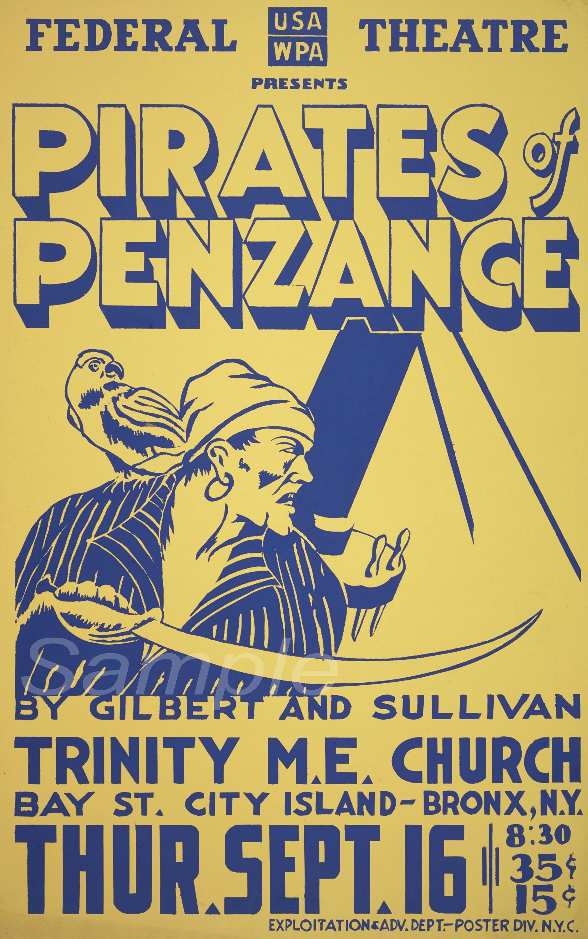 Vintage Pirate Poster