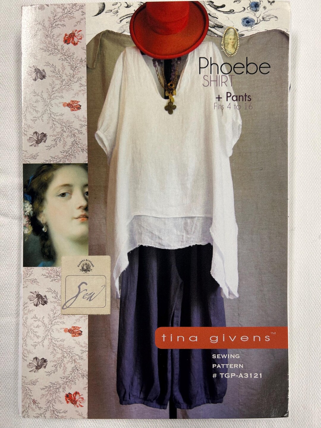 PHOEBE Shirt & Pants Sewing Pattern by Tina Givens TGP-A3121 New and ...