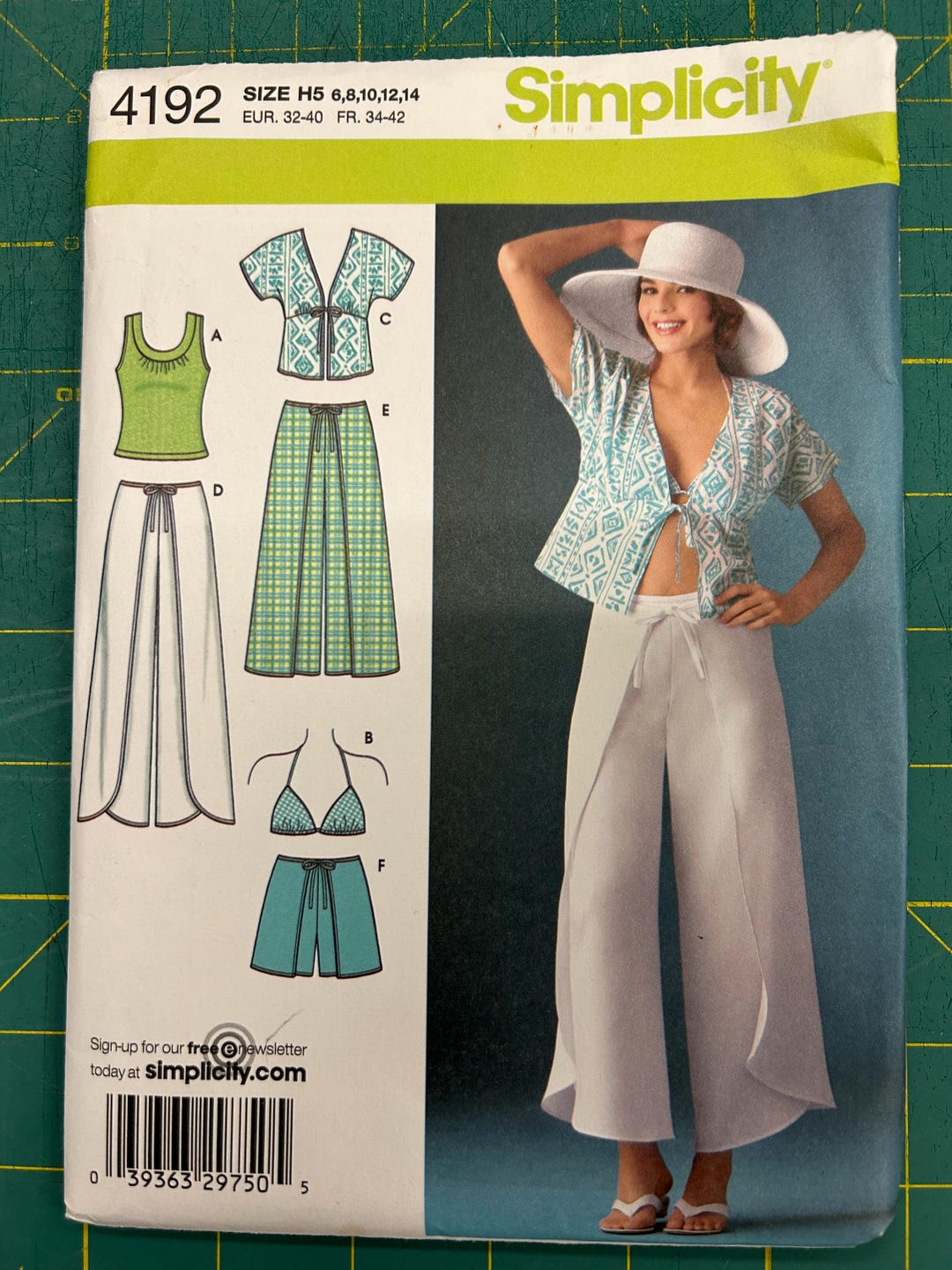 SIMPLICITY Pattern 4192 Fabulous Cruise/beachwear New Uncut SZS 6-14-20 ...