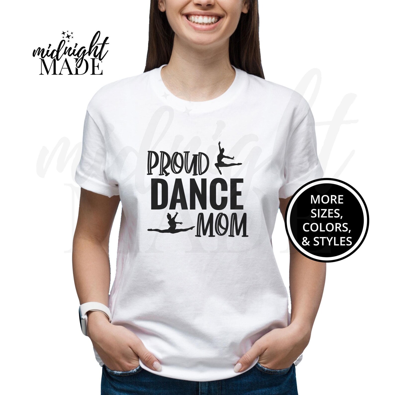 Cute Dancer Mom Shirt Gift, Proud Dance Mom T-shirt Tee, Sport Parent ...