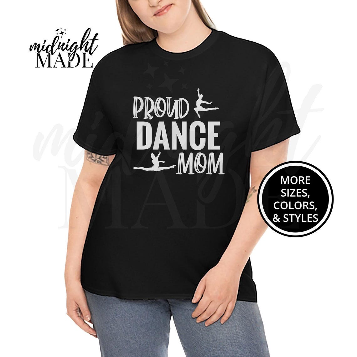 Cute Dancer Mom Shirt Gift, Proud Dance Mom T-shirt Tee, Sport Parent ...