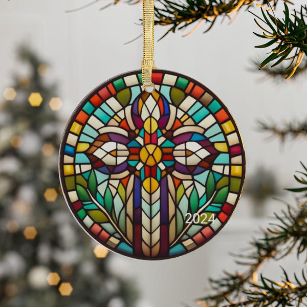 Cross Ornament - Etsy