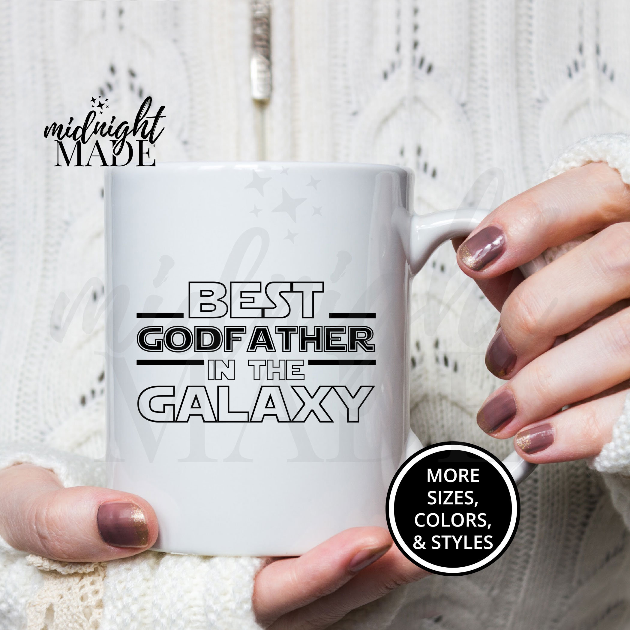 Custom Personalized Cool Godfather Mug Gift, Best Godfather in the ...
