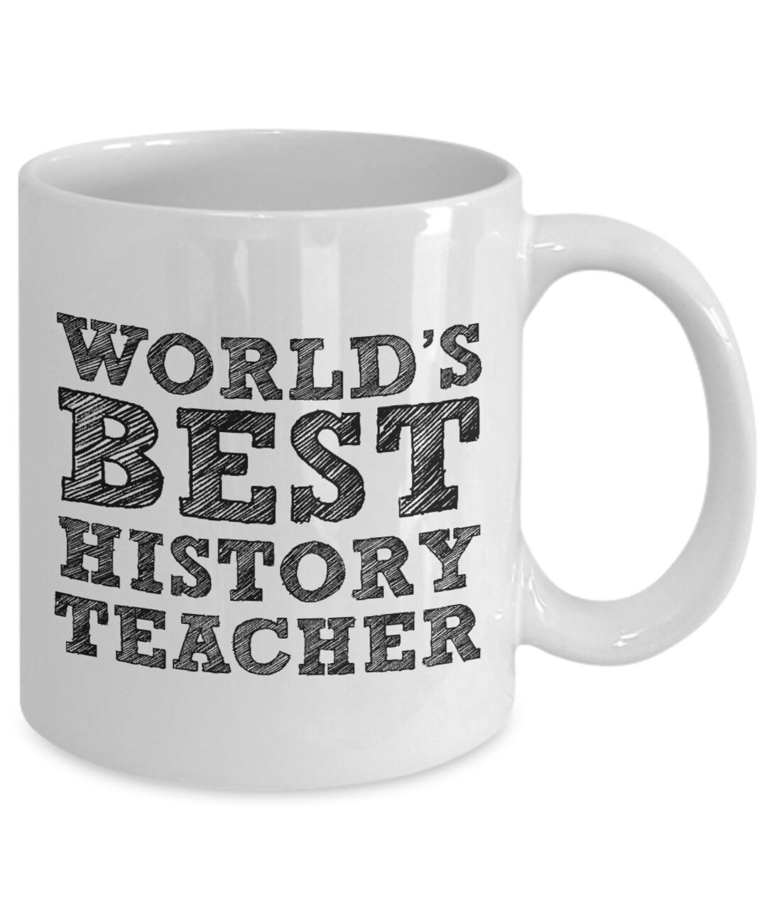 Custom Personalized Cute History Teacher Mug Gift, World's Best History ...