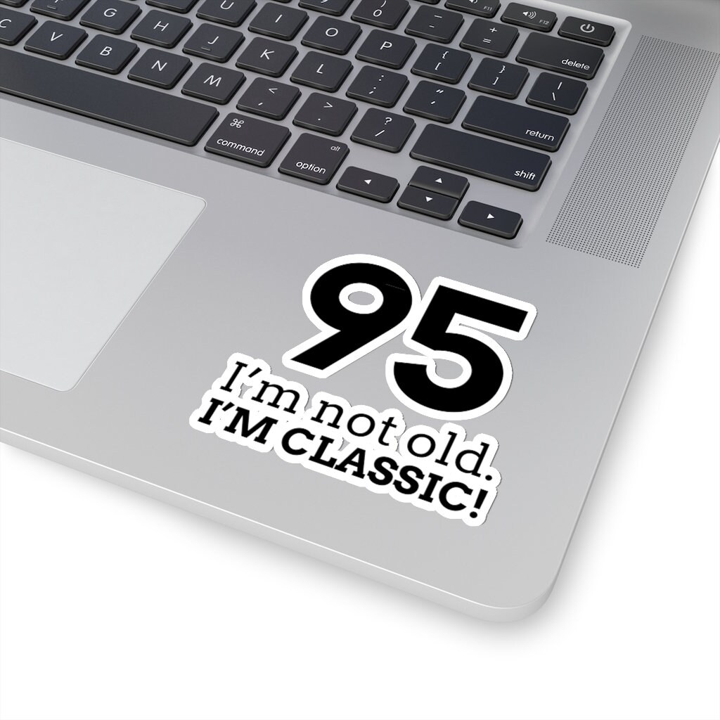 95th Birthday Sticker Gift for 95 Year Old Ninety Fifth Birthday, 95 ...