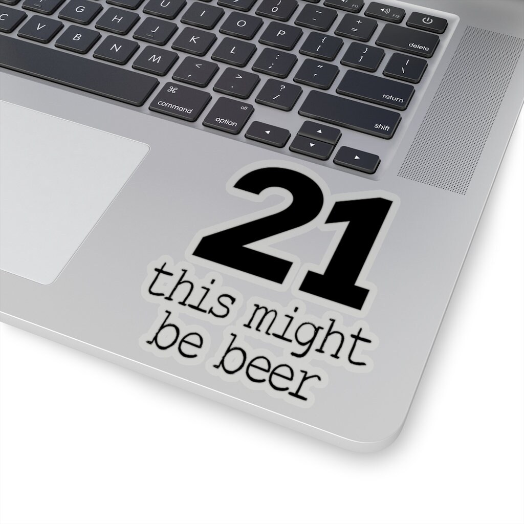 21st Birthday Sticker Gift for 21 Year Old Twenty First | Etsy