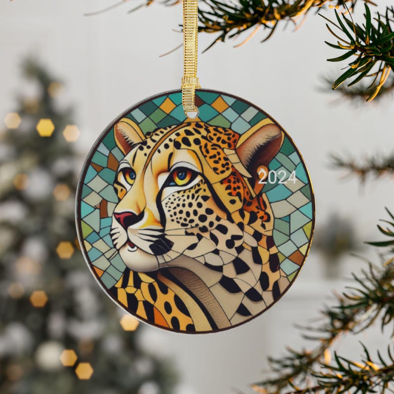 Cheetah Ornaments - Etsy