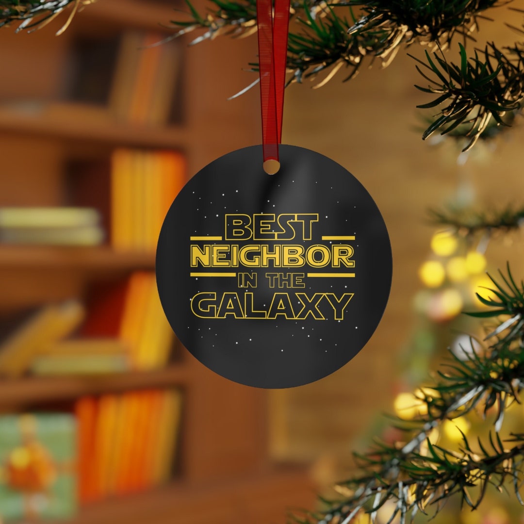 Custom Personalized Cool Neighbor Ornament Gift, Best Neighbor in the ...