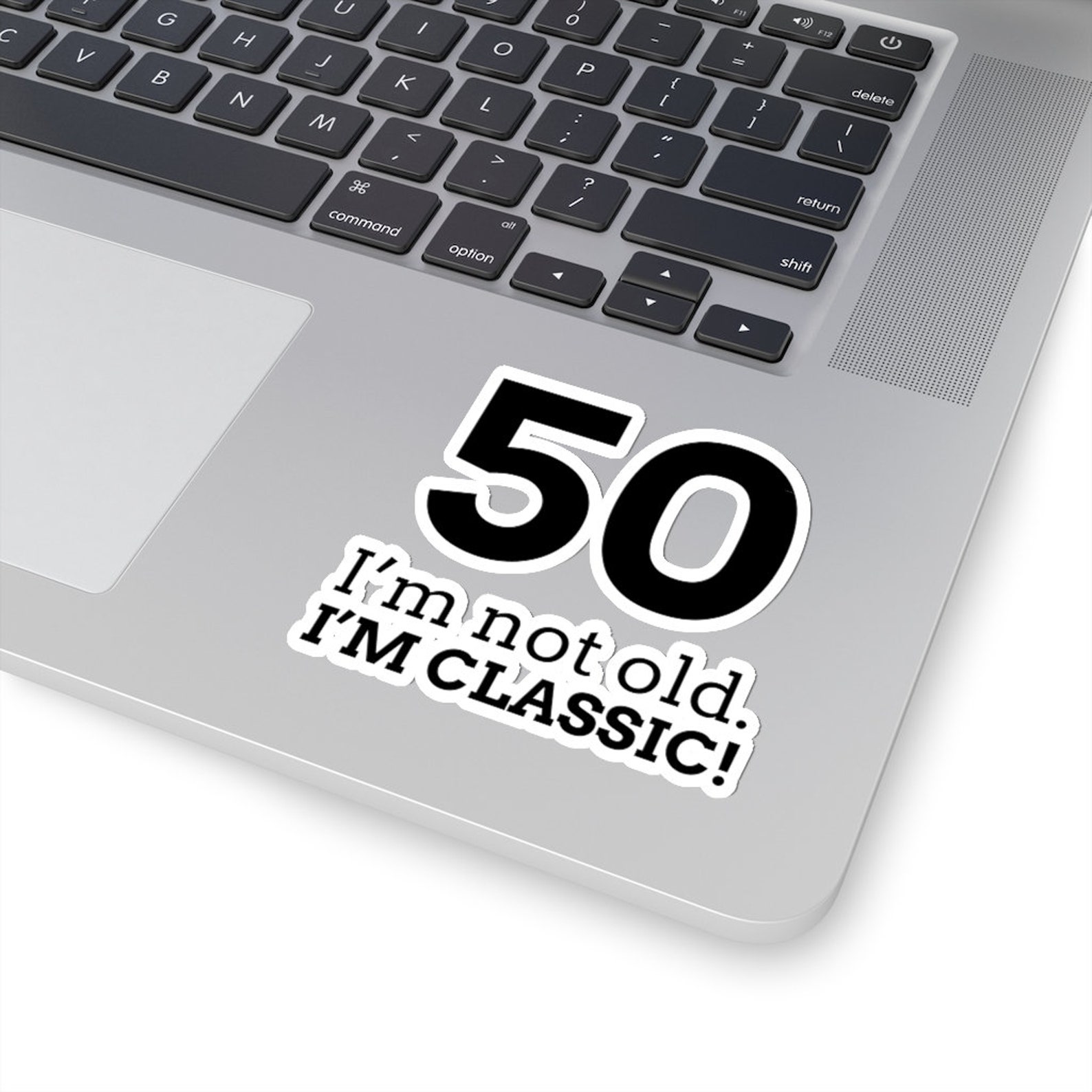 50th Birthday Sticker Gift for 50 Year Old Fiftieth Birthday - Etsy
