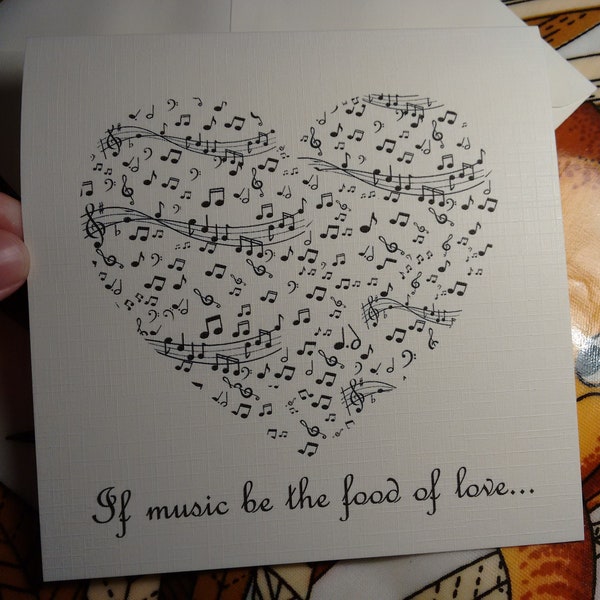 Musical Anniversary Card - Etsy