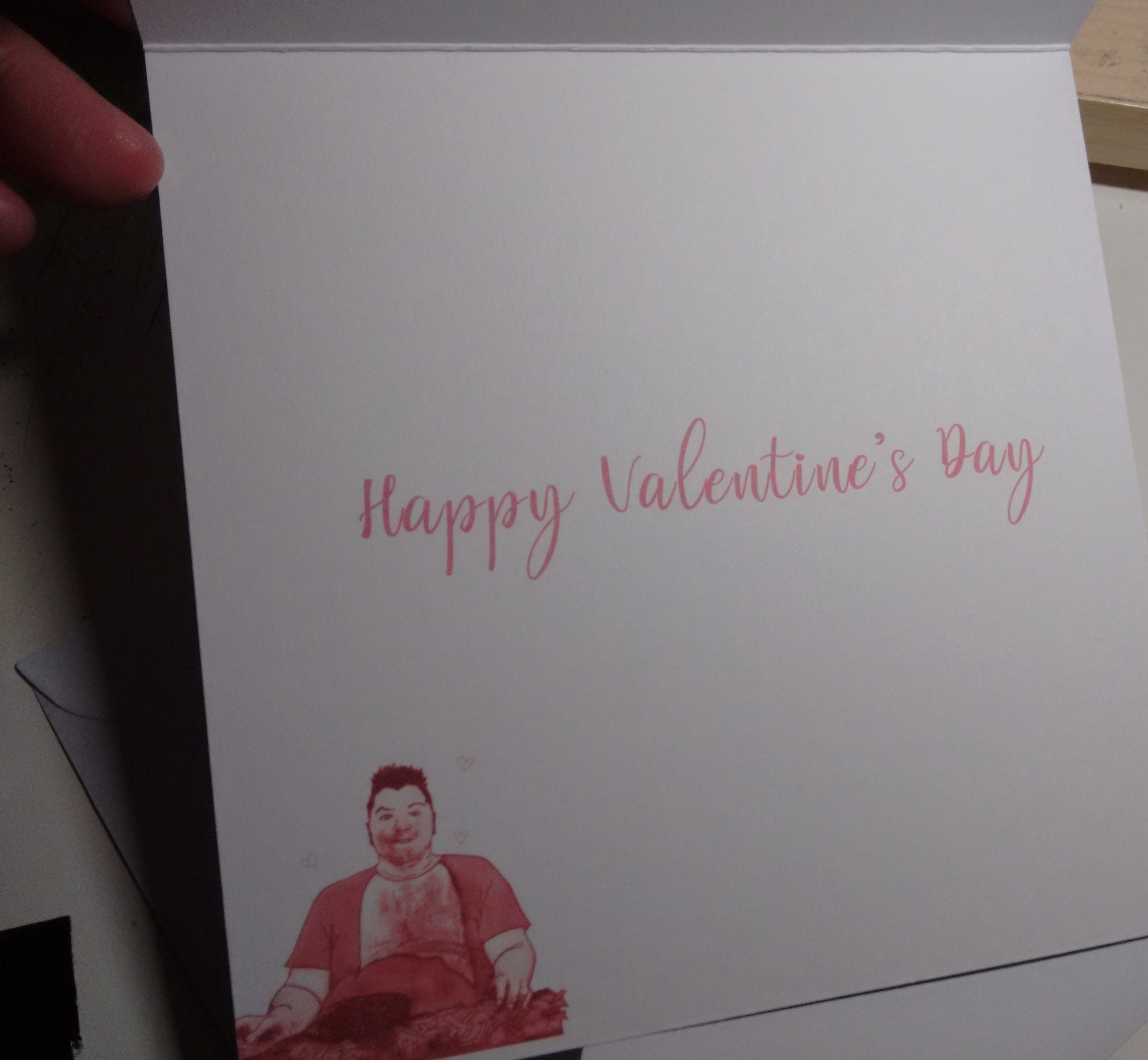 Drawn by Seller Nikocado Parody Cartoon Valentine's Card - Etsy