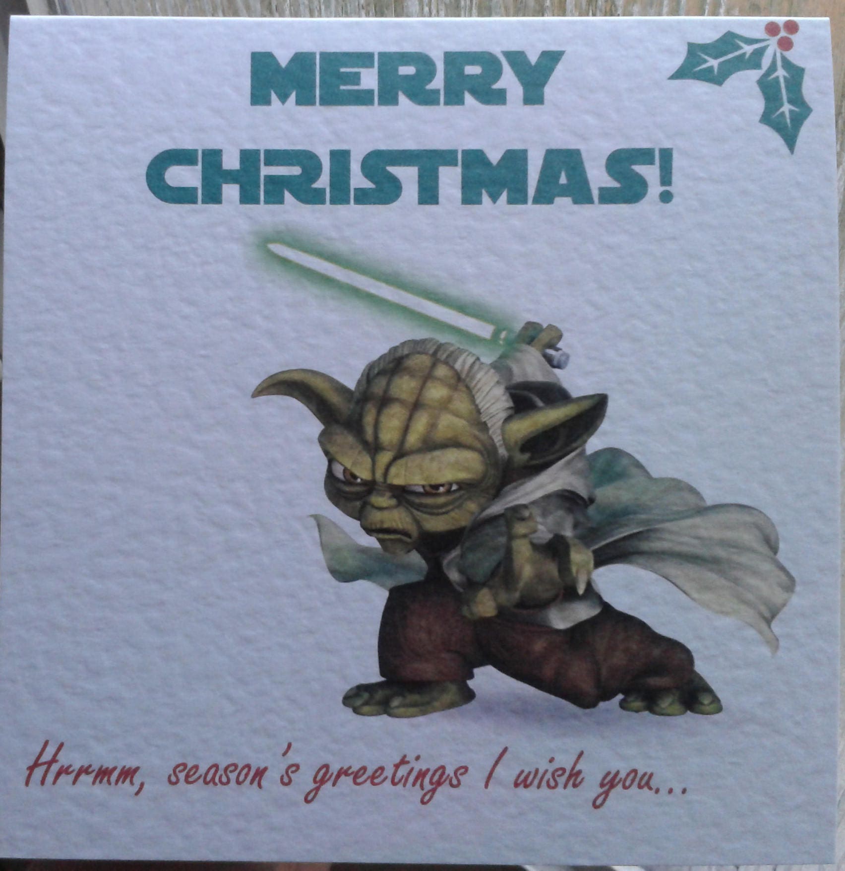 Handmade Star Wars Christmas Cards 6 Pack 3 designs funny | Etsy