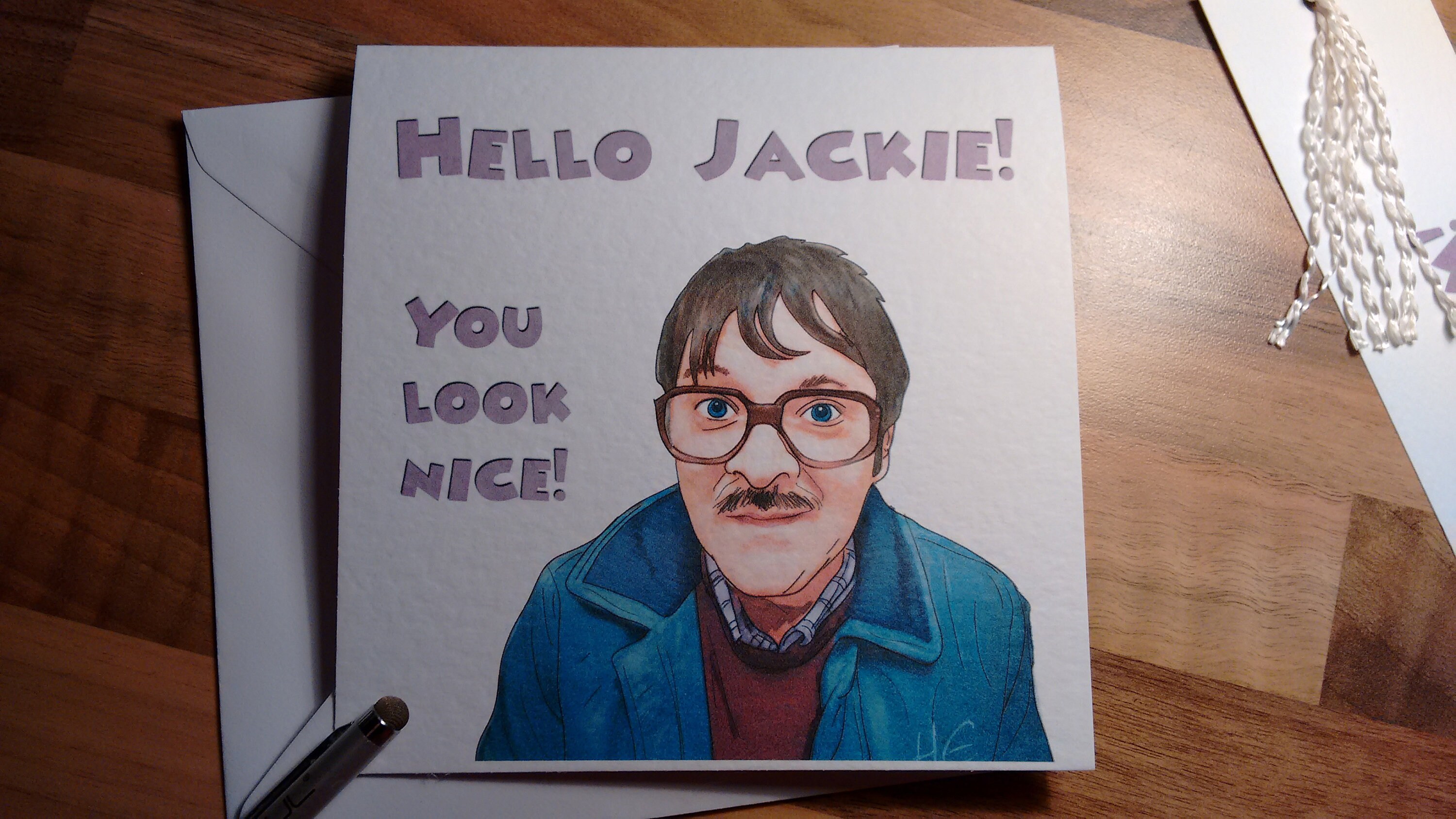 Jim From Friday Night Dinner Card Personalisable. Drawn by - Etsy UK
