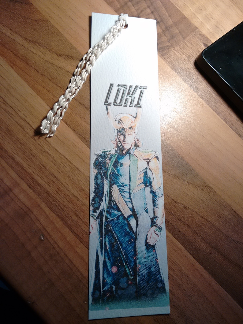 Loki Handmade Bookmark. Nice Little Gift. Avengers. M. - Etsy
