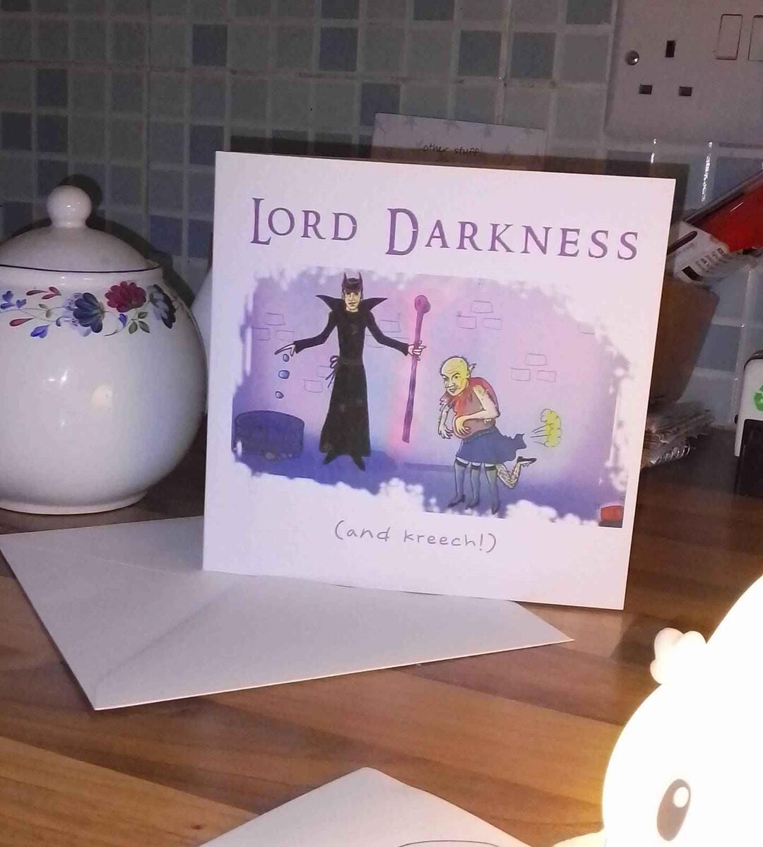 Elvenquest Inspired Silly Parody Card. Drawn by Seller. Lord Darkness ...