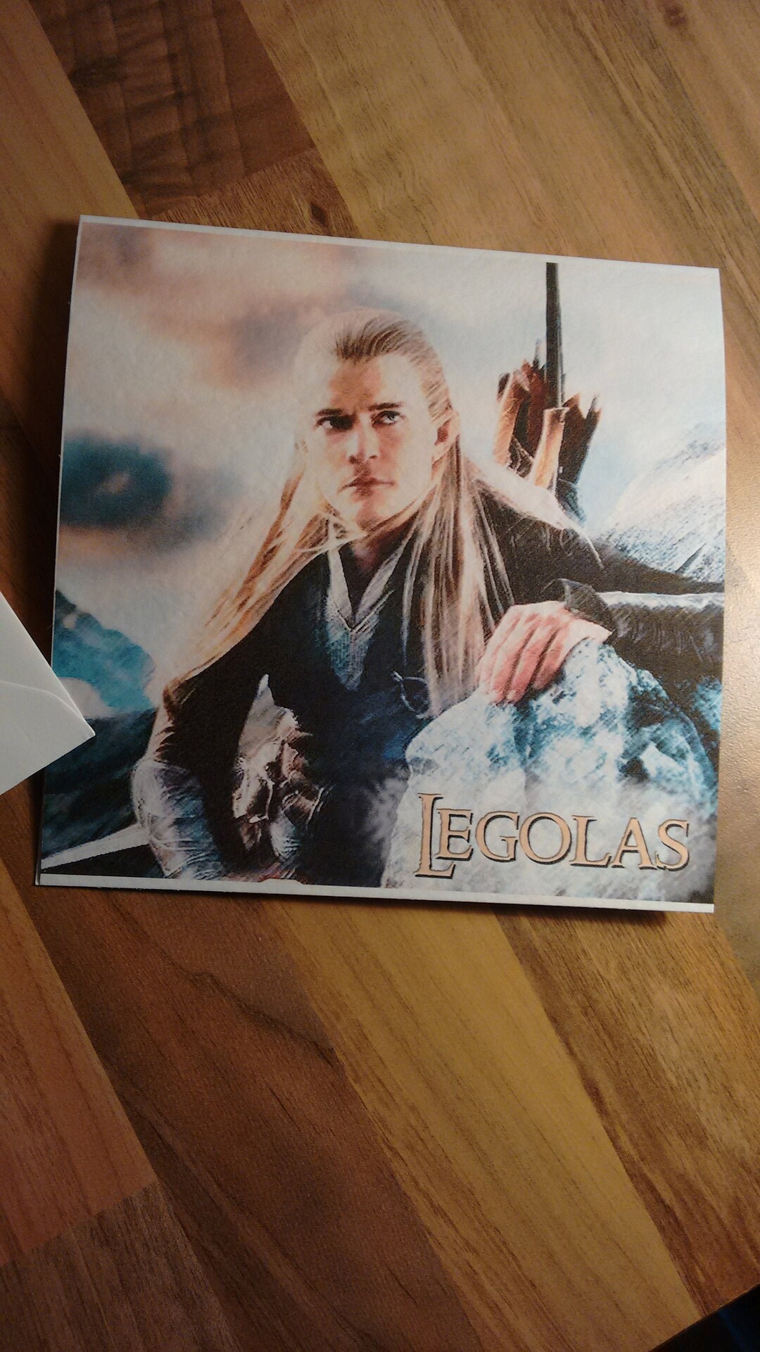 Legolas Lord of the Rings / Hobbit Inspired Greeting Card - Etsy