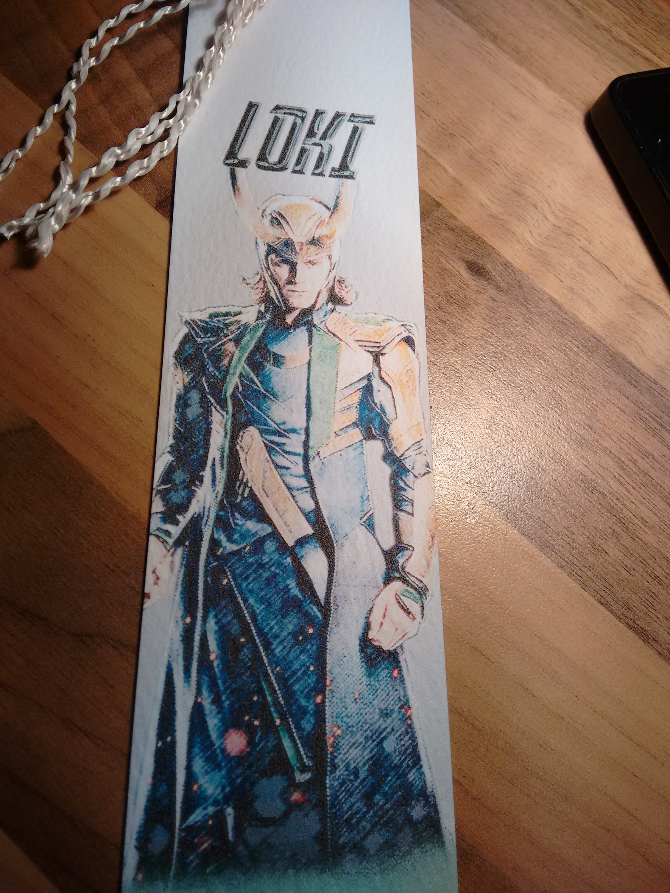 Loki Handmade Bookmark. Nice Little Gift. Avengers. Marvel. - Etsy UK