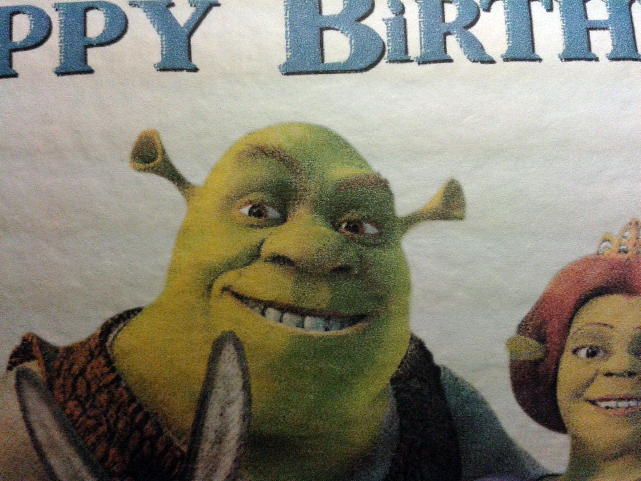 UPDATED Handmade Shrek Birthday Card Shrek Donkey Fiona - Etsy UK
