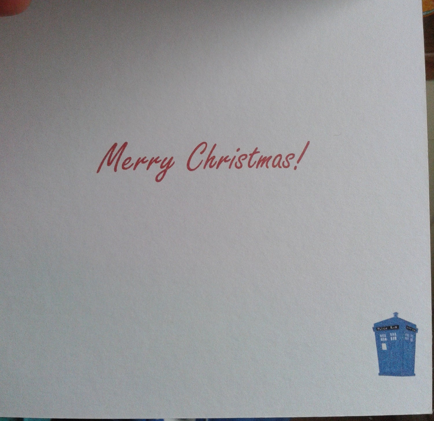 Handmade Doctor Who Christmas Card 10th Doctor David Tennant. Can ...
