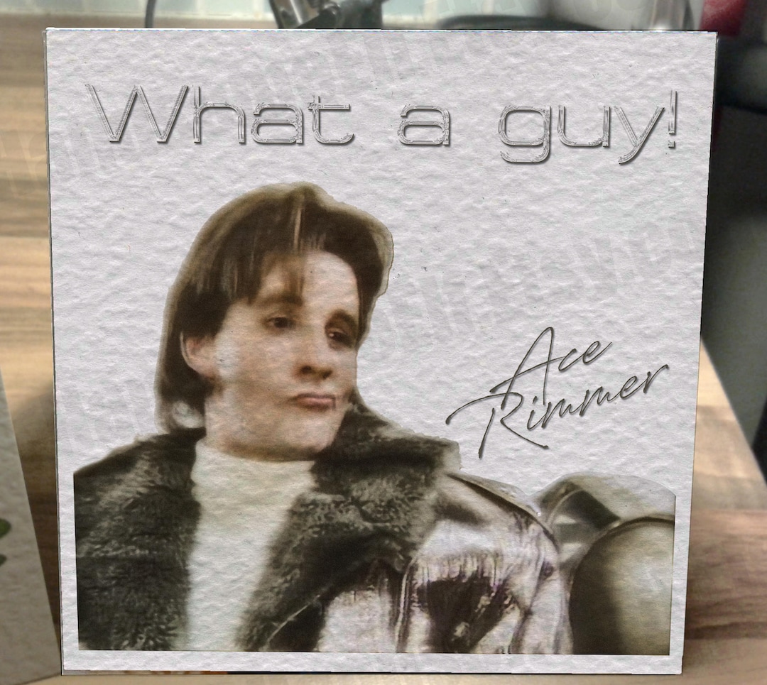 Homemade Red Dwarf Ace Rimmer Thank You Card What a Guy Single or Pack ...
