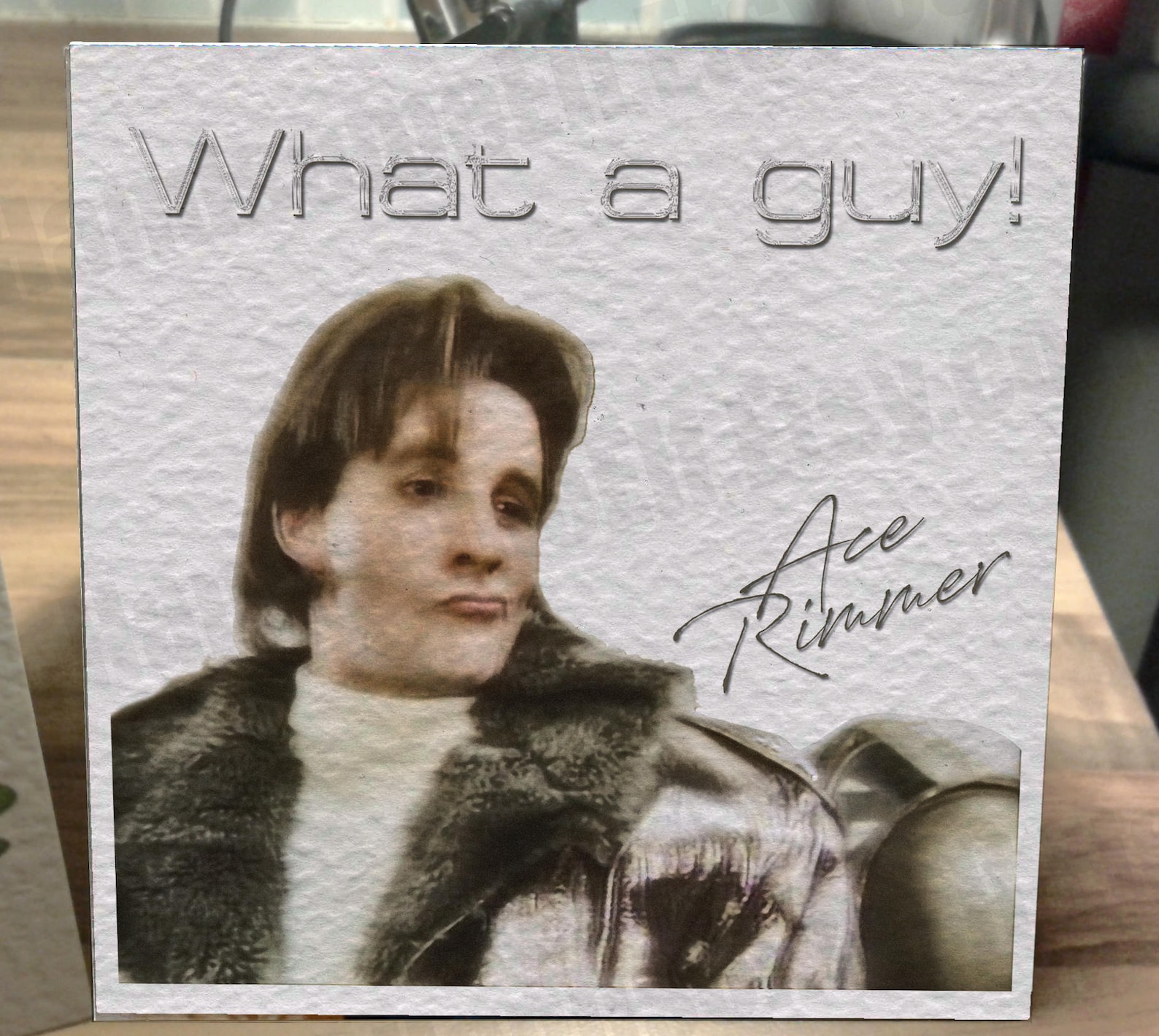 Homemade Red Dwarf Ace Rimmer Thank You Card What a Guy - Etsy