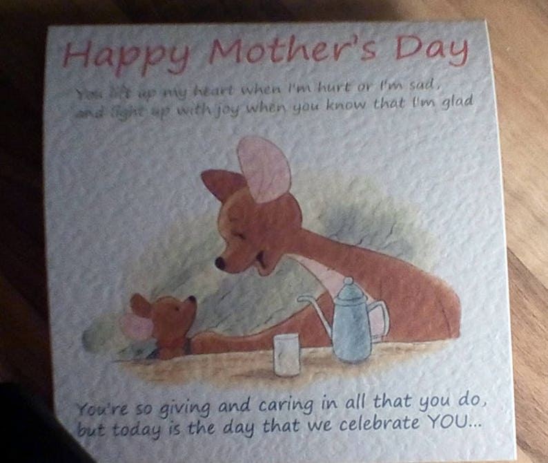 Handmade Cute Winnie the Pooh Kanga and Roo Mother's Day - Etsy