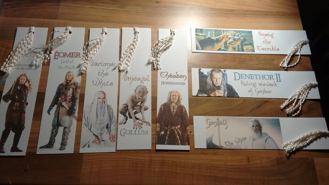 Even More Lord of the Rings & the Hobbit Handmade Bookmarks! - Etsy