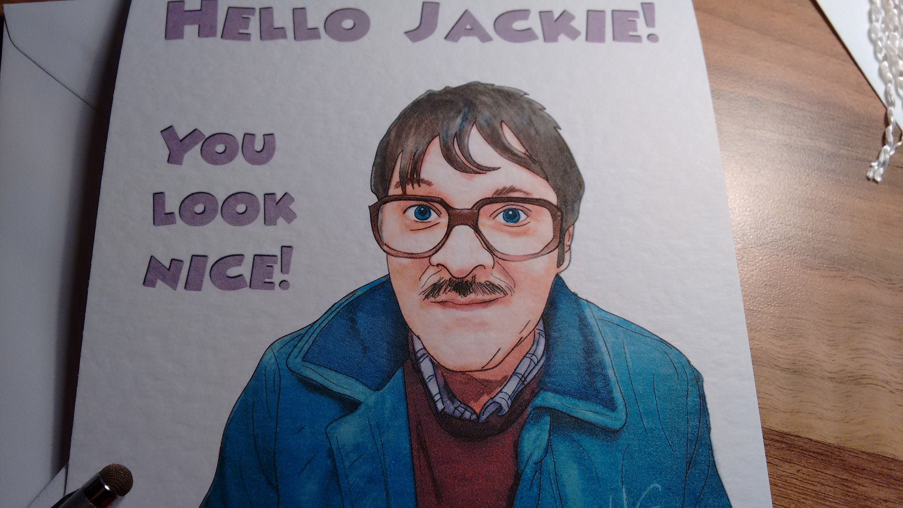 Jim From Friday Night Dinner Card! Personalisable. Drawn by Seller ...